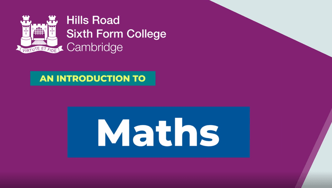 Cambridge A level Maths Course | Hills Road Sixth Form College
