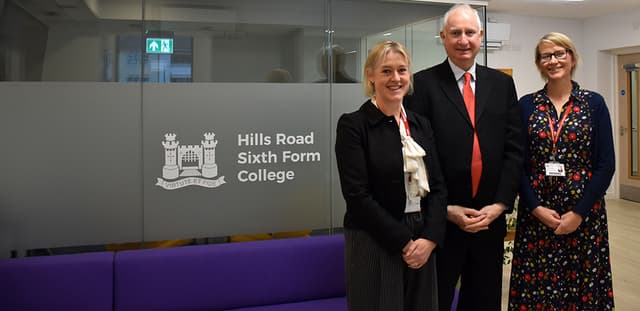 Daniel Zeichner MP visits Hills Road… | Hills Road Sixth Form College